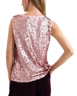 PHASE EIGHT Tasha Sequin Top