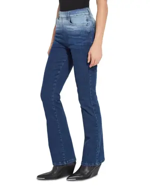 Lyssé Lianna High-rise Flare Leg Denim Jeans