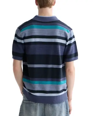 Scotch & Soda Textured Polo Shirt - Oceana