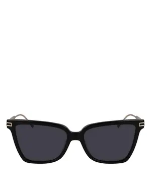 FERRAGAMO Gancini Butterfly Sunglasses - Black