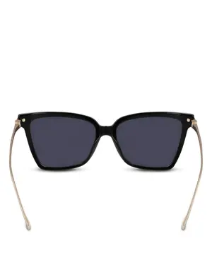 FERRAGAMO Gancini Butterfly Sunglasses - Black