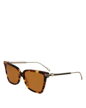 FERRAGAMO Gancini Butterfly Sunglasses - Dark Tortoise