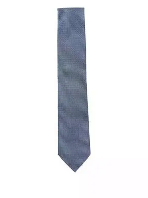 Zegna Patterned Tie - Blue