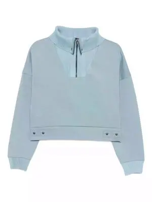 Iceberg Zip Funnel-neck Sweatshirt