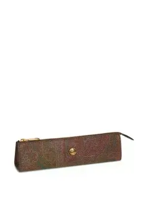 Etro Arnica Pencil Case - Brown