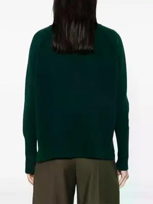 BEYOU Ribbed High-neck Sweater