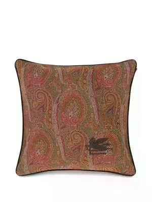 Etro Arnica-motif Cushion - Orange
