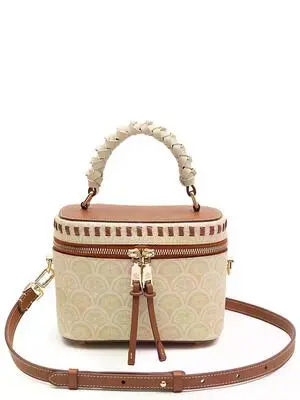 ISLA Sirena Canvas Shoulder Bag - Neutrals
