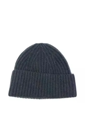LISA YANG Martigny Ribbed Cashmere Beanie - Blue