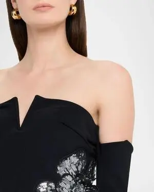 Chiara Boni La Petite Robe Long Gown - Black