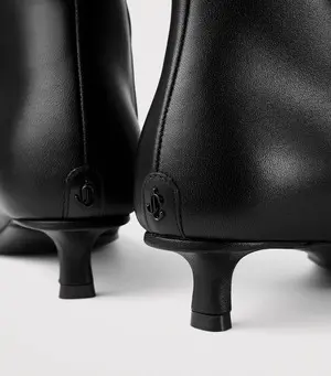 JIMMY CHOO Lory Leather Ankle Boots