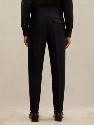 REISS Atelier Wool Tapered Trousers