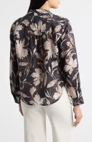 Tommy Bahama Bloom Beauty Split Neck Top