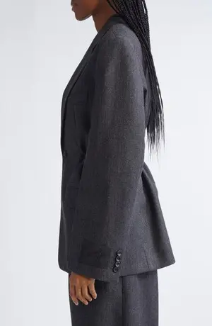 Alexander Wang Oversized Wool Gabardine Blazer