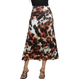 24seven Comfort Apparel Printed Skirts