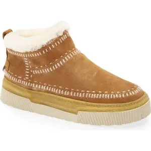 LAIDBACK LONDON Ronan 6.0 Genuine Shearling Lined Ankle Boots - Chestnut Suede/natural