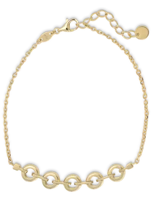 DEVATA 14k Gold Cable Link Chain Bracelet