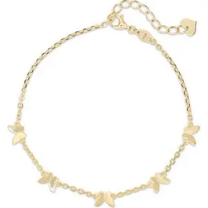 DEVATA Butterfly Chain Bracelet In 14k Gold - Yellow Gold