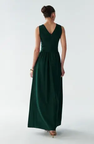 BWLDR Amber Maxi Dress - Emerald