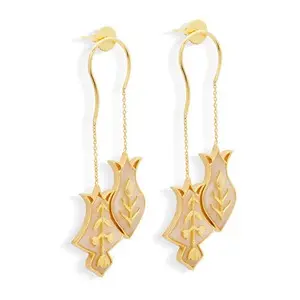 DHWANI BANSAL Hamsa Dangle Earrings
