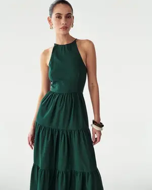 WILLA Aquila Maxi Dress - Emerald