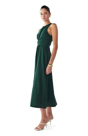 WILLA Revival Midi Dress - Emerald