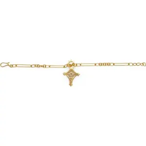 DHWANI BANSAL Cruz Bracelet - Gold Plated