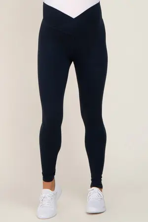 PINKBLUSH Crossover Waist Leggings