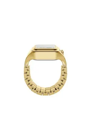 Fossil Raquel Ring Watch - Gold Green