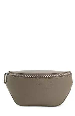Hugo Crosstown Leather Belt Bag - Open Brown