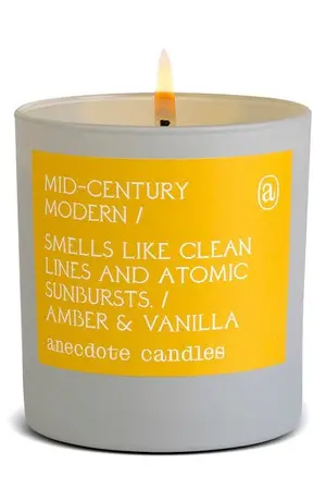 ANECDOTE CANDLES Mid-century Modern Candle - Grey
