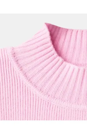 Mango Rino Mock Neck Sweater - Pink