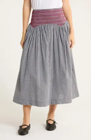 Organic Cotton Midi Skirts
