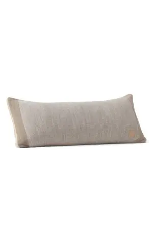 BOLL & BRANCH Court Knit Decorative Pillow - Heathered Pewter