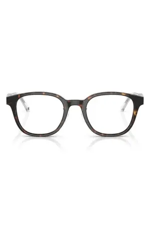 Emporio Armani 49mm Phantos Eyeglasses - Havana/demo Lens