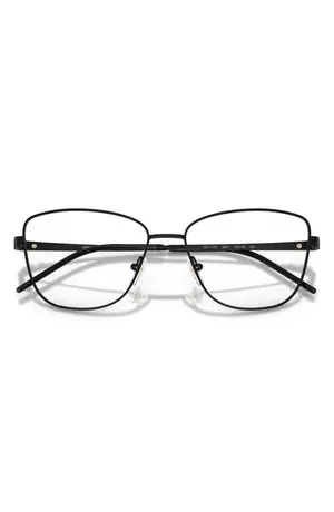 Emporio Armani 55mm Irregular Optical Glasses - Matte Black/demo Lens