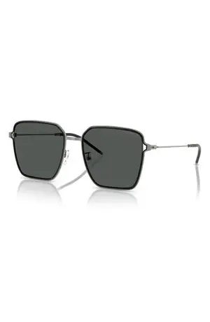 Emporio Armani 57mm Square Full Rim Sunglasses