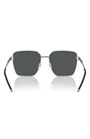Emporio Armani 57mm Square Full Rim Sunglasses