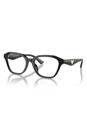 Emporio Armani 53mm Irregular Eyeglasses
