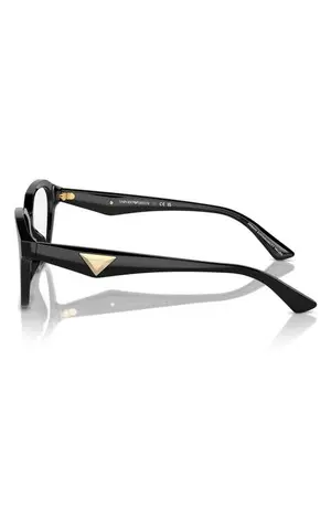 Emporio Armani 53mm Irregular Eyeglasses