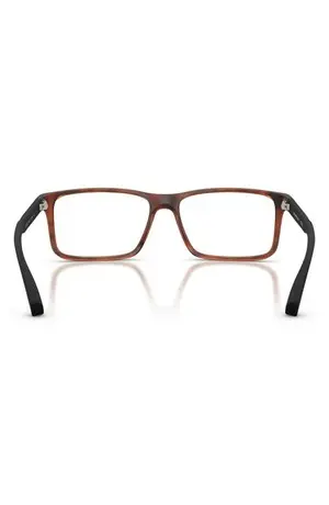 Emporio Armani 56mm Rectangle Optical Glasses