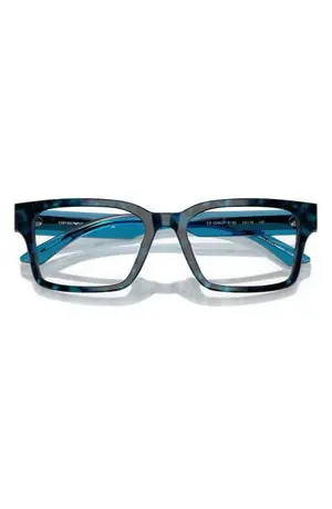 Emporio Armani 52mm Rectangle Eyeglasses