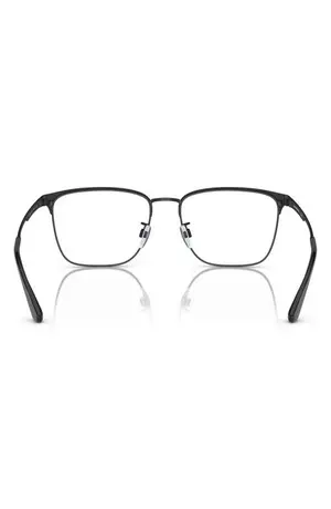 Emporio Armani 56mm Full Rim Eyeglasses - Matte Black /demo Lens