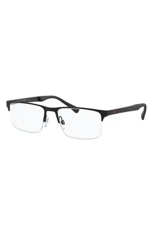 Emporio Armani 55mm Rectangle Optical Glasses