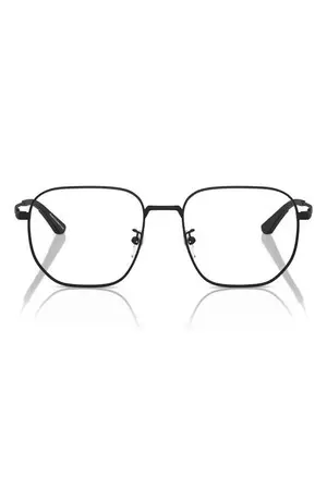 Emporio Armani 54mm Optical Glasses - Matte Black/demo Lens