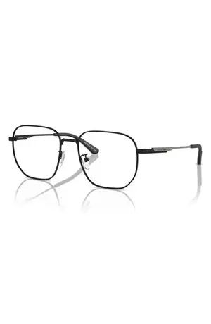 Emporio Armani 54mm Optical Glasses - Matte Black/demo Lens