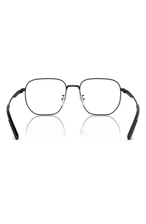 Emporio Armani 54mm Optical Glasses - Matte Black/demo Lens