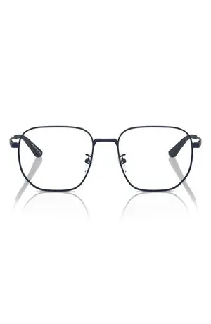 Emporio Armani 54mm Optical Glasses - Matte Blue/demo Lens
