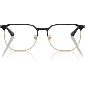 Emporio Armani 54mm Phantos Optical Glasses - Gold/black/demo Lens