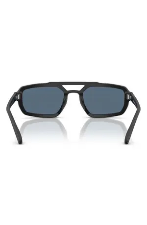 Emporio Armani 53mm Irregular Sunglasses